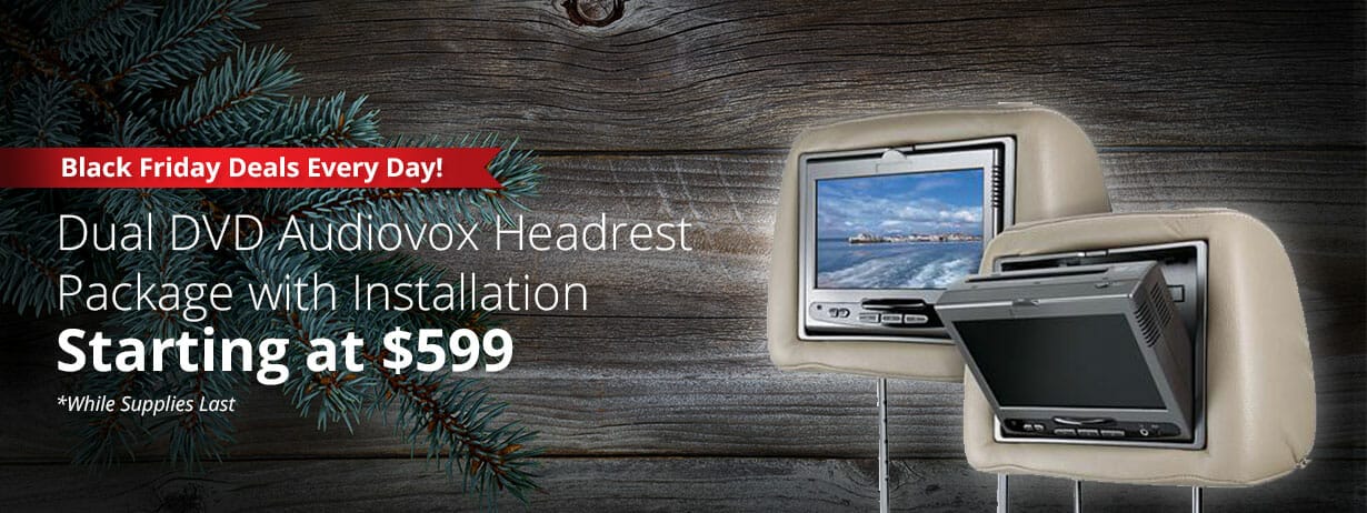 Dual DVD Audiovox Headrest Package Starting at $599 | Sound Station ...